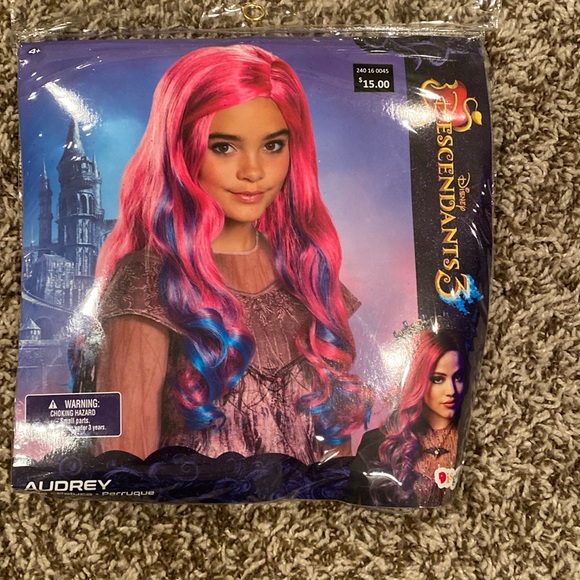 Disney | Costumes | Disney Descendants Costume Wig Pink | Poshmark